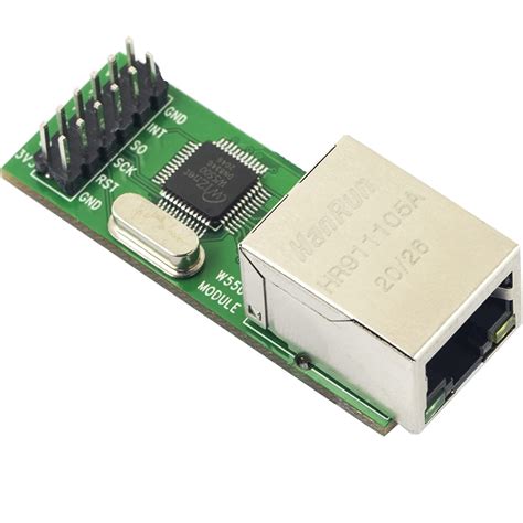 Naughtystarts W5500 Chip Spi To Lan Ethernet Converter Tcpip Module