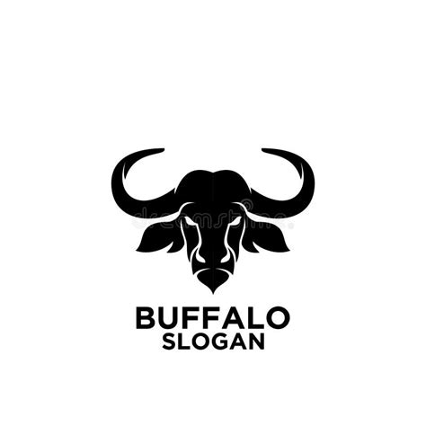 Buffalo Logo Icon Designs Vector Illustration Stock Illustration