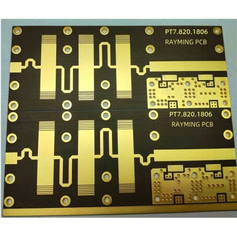 Rayming 2 Layer 1 65mm Ptfe Tfa 2 High Frequency Pcb Raypcb