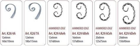 Wrought Iron Supplies Scrolls C Scrolls S Scrolls