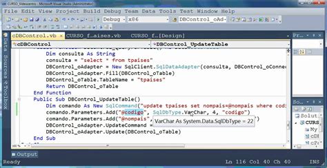 Tutorial Ms Vb2010 Usando Vbnet Actualizar Una Tabla Sqldataadapter Youtube