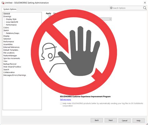 How To Lock SOLIDWORKS System Options With SOLIDWORKS