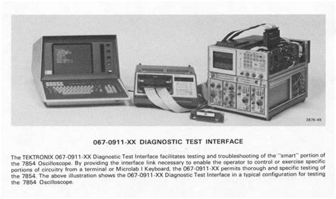 Tektronix 7854 Rom Rot Buttons Switches Knobs And Lights