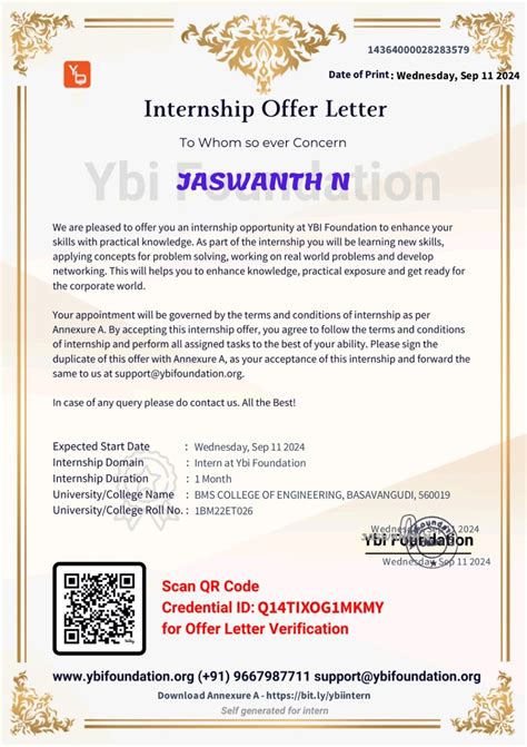Jaswanth N On Linkedin Internship Learningandgrowth Ybifoundation Engineering
