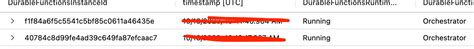 Azure Function Shows Running In Application Insight But Postman Shows