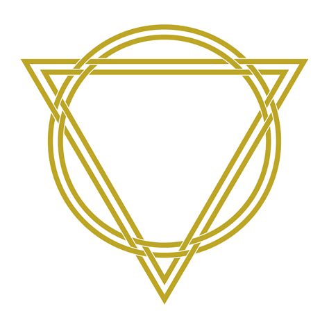 Triangle And Circle Shape Composition Can Use For Logo Gram Apps