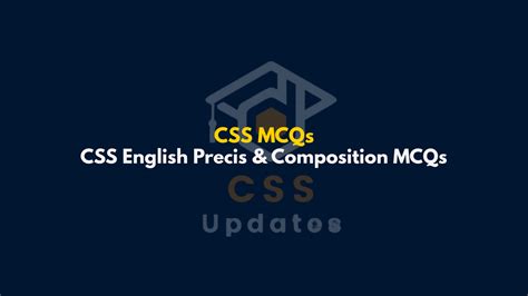 Css Mcqs English Precis And Composition Download Archives Css Updates