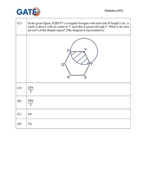 Gate 2023 Statistics Question Papers