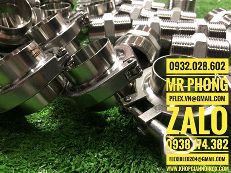 Cùm Clamp Vi Sinh Inox Clamp inox vi sinh bộ khớp nối nhanh ống inox Bộ clamp inox