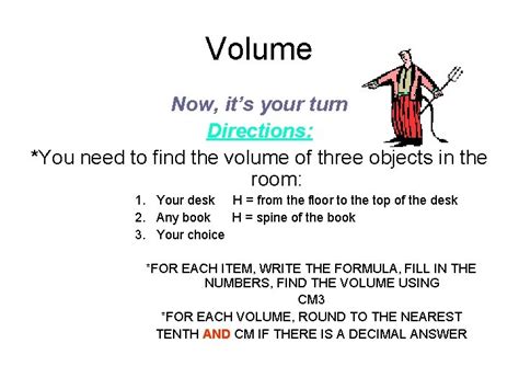 Volume Volume Space How Much An Object Takes