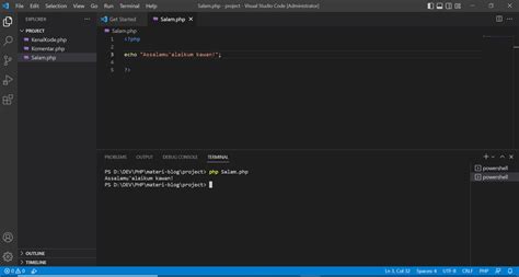 PHP Materi 2 Mulai Menulis Kode Program PHP Blogisnanto