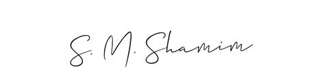 81 S M Shamim Name Signature Style Ideas Amazing Name Signature