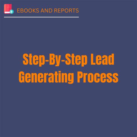 Step By Step Lead Generating Process Pro Plr Packs