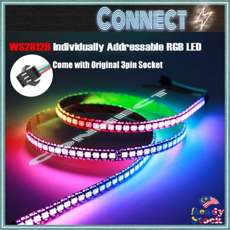 argb ws2812b led light strip 5v 60 leds per meter rgb led strip ws2812b