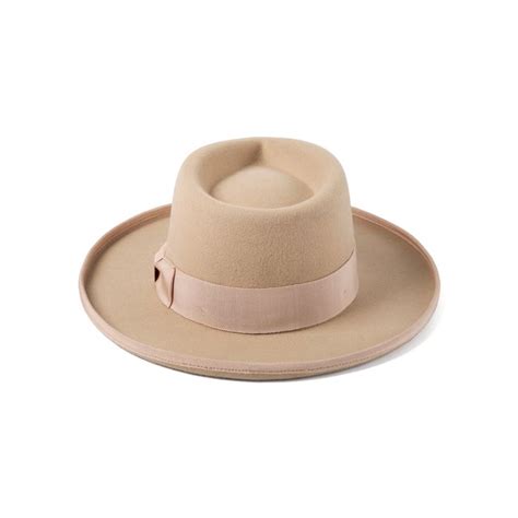 Pierre Wool Felt Fedora Hat In Pink Lack Of Color Us Fedora Hat