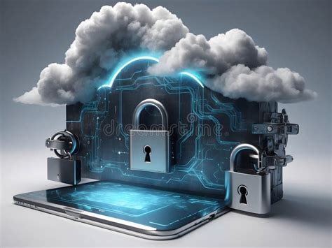 The Power And Potential Of Cloud Data Storage Stock Illustration Illustration Of Tool Privacy