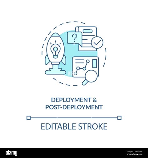 Deployment Turquoise Concept Icon Stock Vector Image And Art Alamy