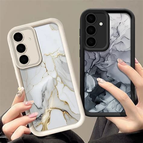 Marble Pattern Case For Samsung Galaxy S24 S23 S22 Ultra Plus S21 S23