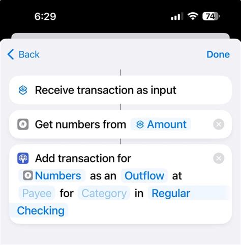 Shortcuts To Automate Transactions On Ios Rynab