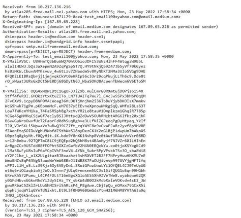 Email Header Examples Explained Samples UniOne Blog