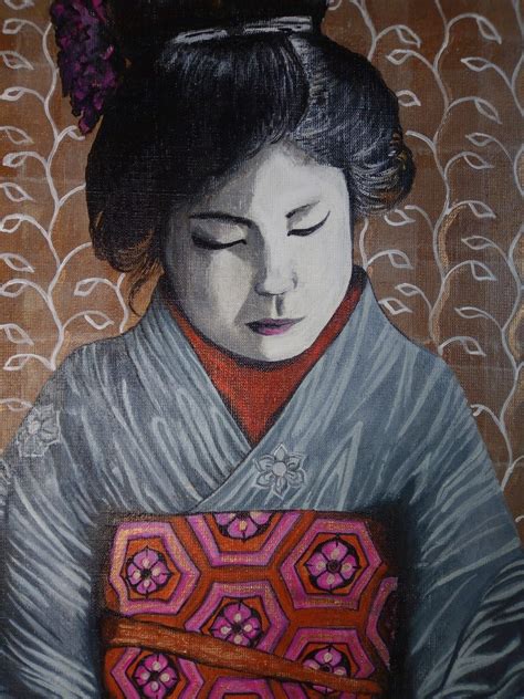 Картина Японська дівчина Anna Serebrenoya Jose Art Gallery