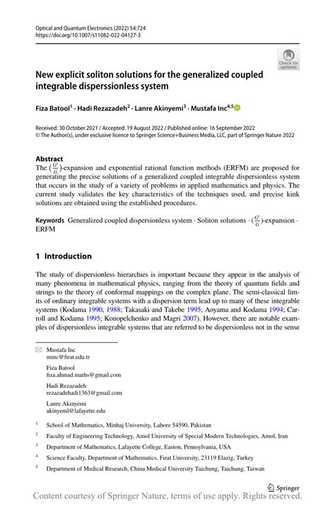 New Explicit Soliton Solutions For The Generalized Coupled Integrable Disperssionless System