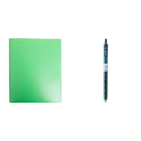 A4 Tadpole Folder Pp File Folder 1 Green 1 Dark Blue Dunwell Colored Plastic Folder With Pockets