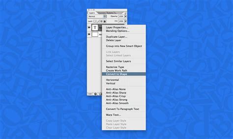 Convert Text To Vector In Photoshop In 1 Click Vectorize Text