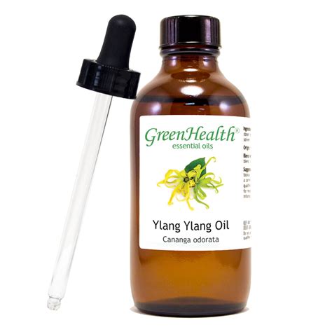 Ylang Ylang Essential Oil 4 Fl Oz Amber Glass Bottle W Glass