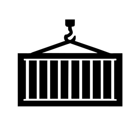 Shipping Container Icon Premium Ai Generated Vector