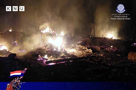 ကေအန်ယူနယ်မြေတွင်း စစ်ကောင်စီတပ်က တိုက်လေယာဉ် ၆ စင်းဖြင့် ဗုံးကြဲ၊ စာသင်ကျောင်းအပါအဝင် လူနေအိမ်မ