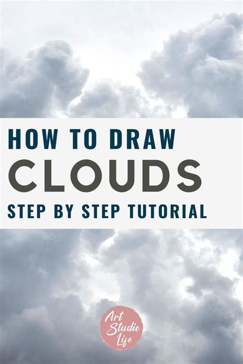How To Draw Clouds Drawing Clouds With Charcoal