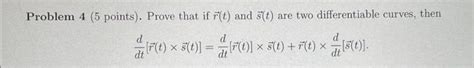 Solved Problem 4 5 Points Prove That If Rt And St Are