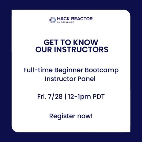 Hack Reactor On Linkedin Dont Forget To Tune In To The Beginner Full