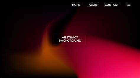 Abstract Dark Background Elegant Gradient Mesh Red Orange Smooth Color Design Template Good For