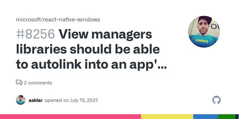View Managers Libraries Should Be Able To Autolink Into An Apps Pch H · Issue 8256 · Microsoft