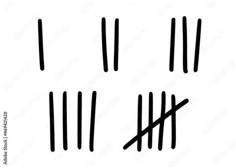 Tally Marks To Count Days In Prison Tally Marks For Math Lessons