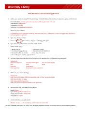 PICO Example Pdf PICO Worksheet And Search Strategy Protocol 1 Define Your Question Using