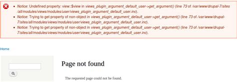 notice undefined property view view in views plugin argument default user get argument