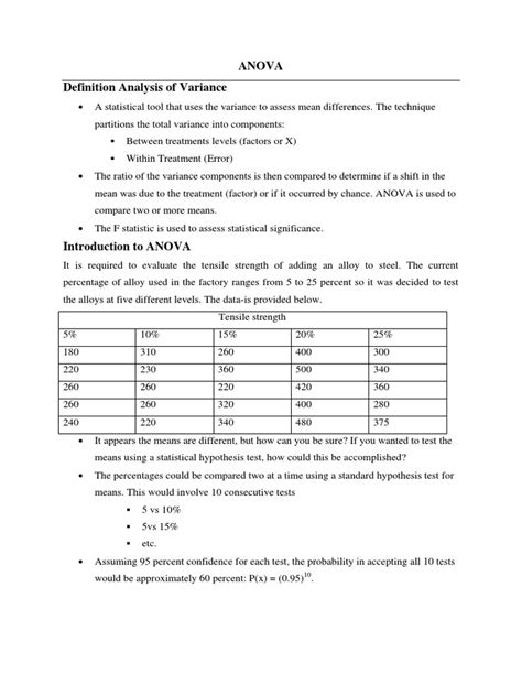 anova definition analysis of variance pdf analysis of variance