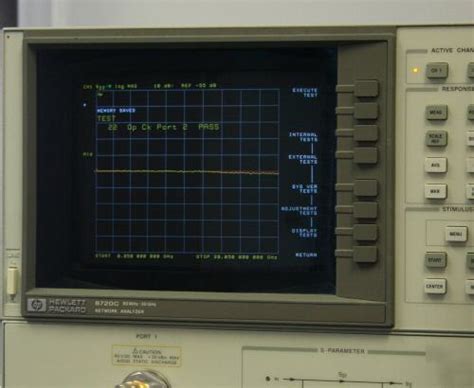 Agilent Hp 8720C 001 010 Network Analyzer