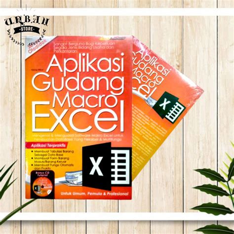 Jual Buku Aplikasi Gudang Macro Excel Shopee Indonesia