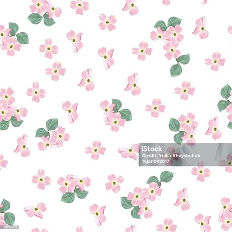 봄 핑크 꽃 완벽 한 패턴입니다 결혼식 초대장 직물 벽지 인쇄에 대 한 수채화 스타일 꽃 배경입니다 식물성 질감 흰색 배경입니다 0명에 대한 스톡 벡터 아트 및 기타 이미지