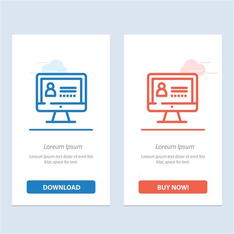 Computer Internet Security Blue And Red Download And Buy Now Web Widget Card Template 13146554