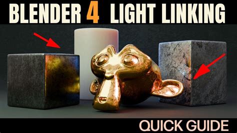 Blender 4 Light Linking New Feature Blendernation Bazaar