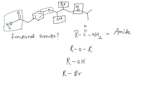 solved a identify the functional group labeled 1 in structure i b