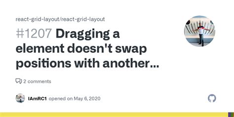 Dragging A Element Doesnt Swap Positions With Another Element Like Zoho Project Mgmnt Tool