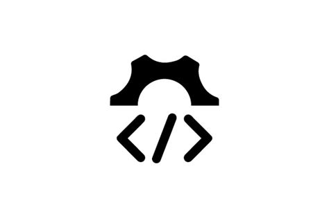 Custom Coding Icon Graphic By Symbolic Language · Creative Fabrica