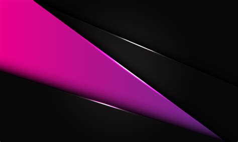 추상적인 핑크 삼각형은 그레이 메탈릭 디자인의 모던한 럭셔리 한 미래 지향적 인 배경 벡터 일러스트레이션에 겹칩니다 0명에 대한 스톡 벡터 아트 및 기타 이미지 Istock