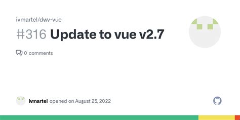 Update To Vue V Issue Ivmartel Dwv Vue Github